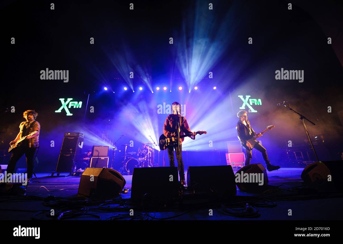Tribes performing at the XFM Winter Wonderland concert, at the O2 ...