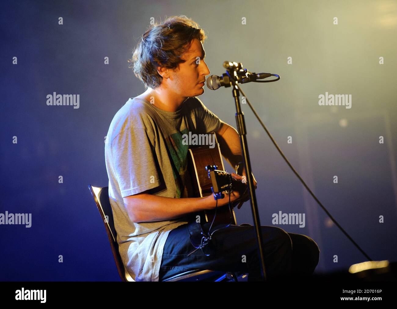 Ben Howard performing at the XFM Winter Wonderland concert, at the O2 ...