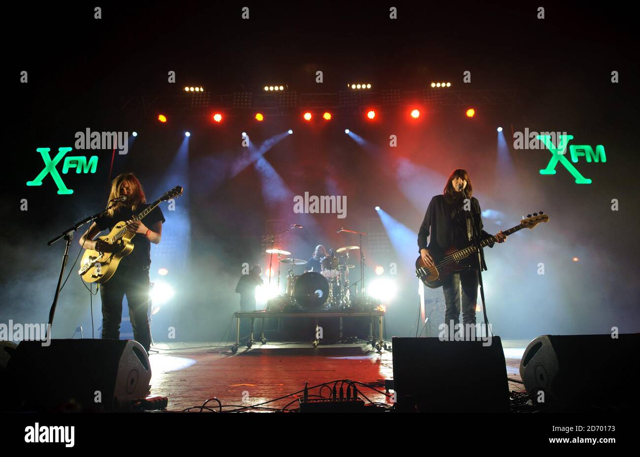 Band of Skulls performing at the XFM Winter Wonderland concert, at the ...