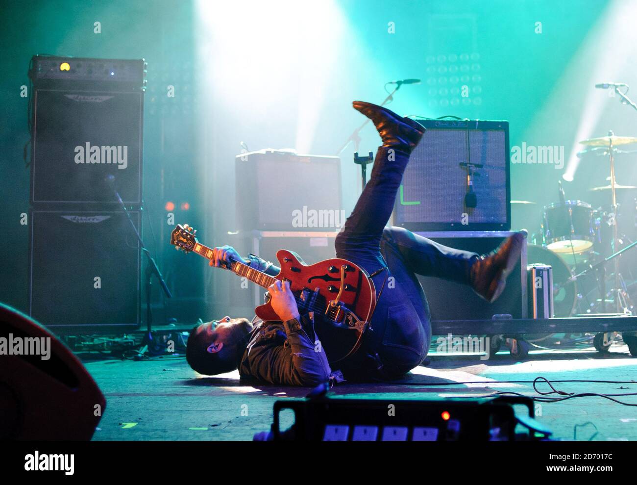 We Are Augustines performing at the XFM Winter Wonderland concert, at ...