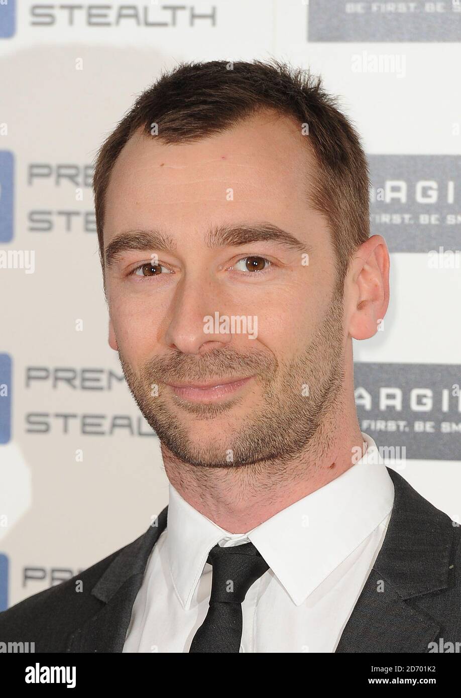 Charlie Condou arrives at the premiere of Margin Call at the Vue cinema ...