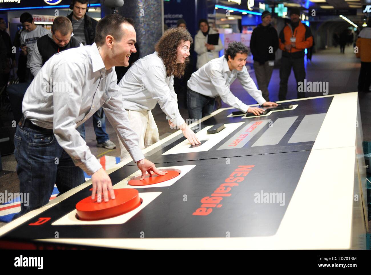 The world's largest video game controller pictured at the launch of the ...