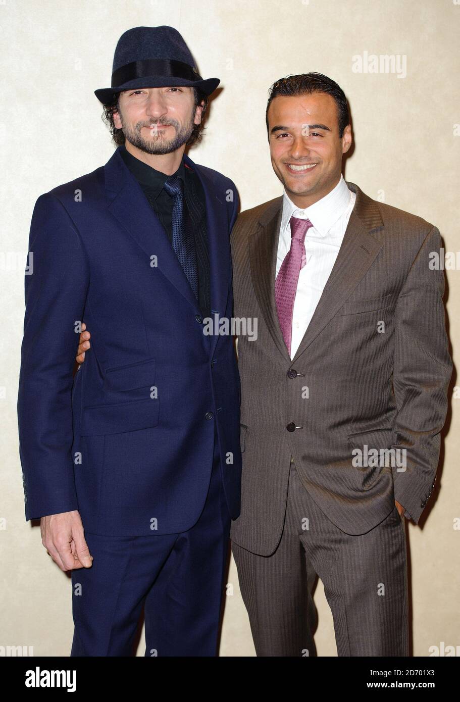 Paris Leonti and producer Luc Chaudhary attending the premiere of ...
