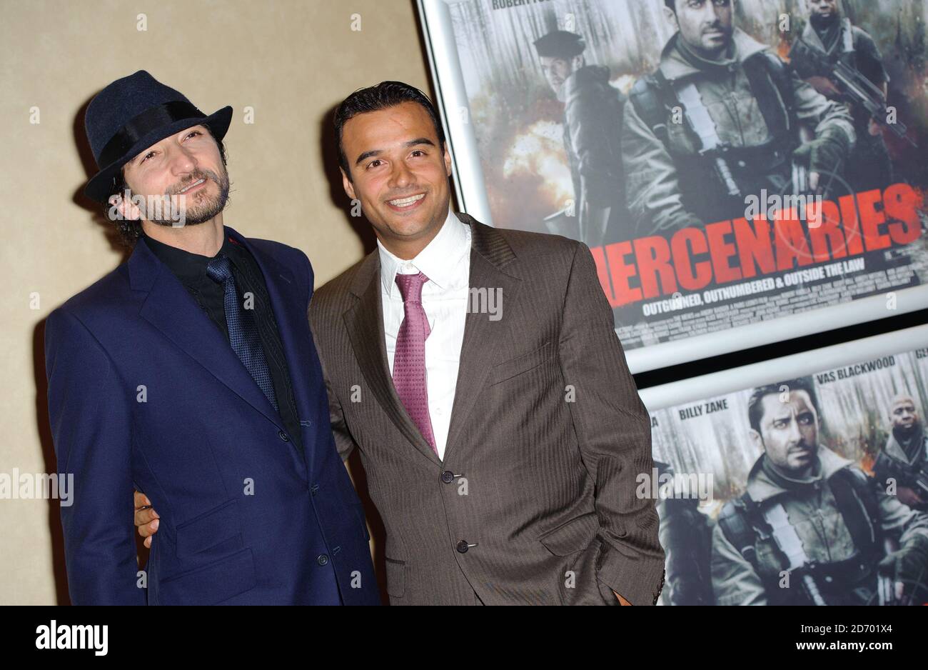 Paris Leonti and producer Luc Chaudhary attending the premiere of ...