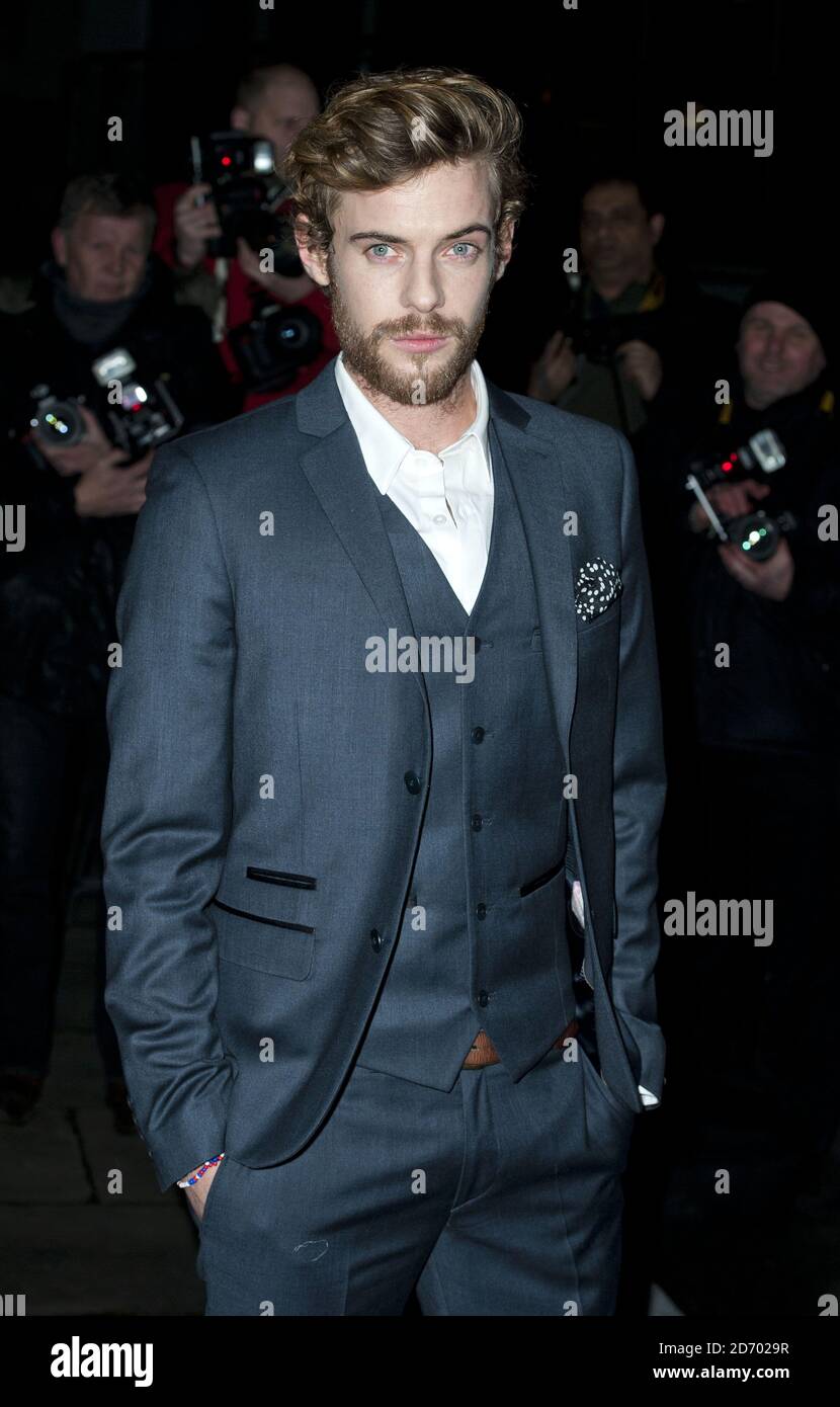 Harry Treadway arriving at the Evening Standard British Film Awards ...