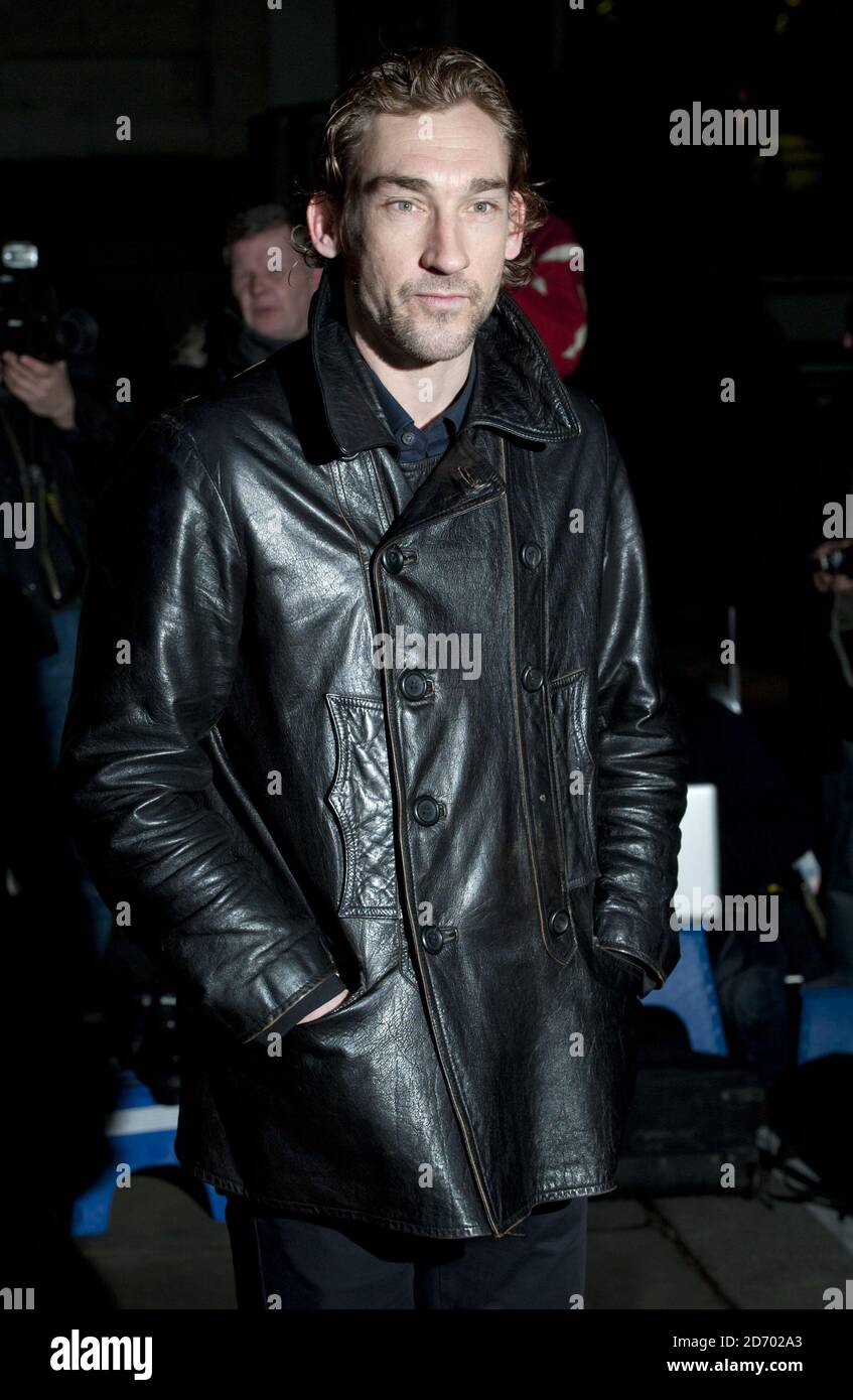 Joseph Mawle arriving at the Evening Standard British Film Awards 2012 ...