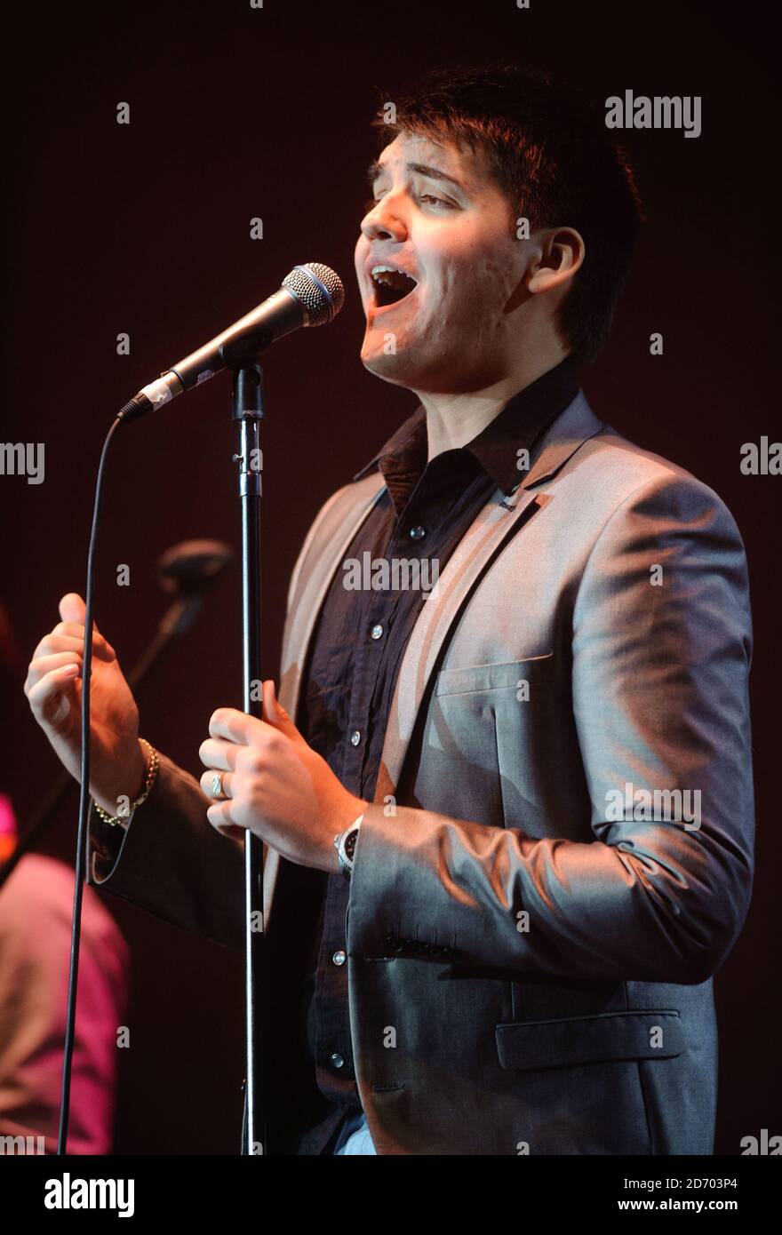 Tim McKay performing at the Wembley and Belfast International Festival ...