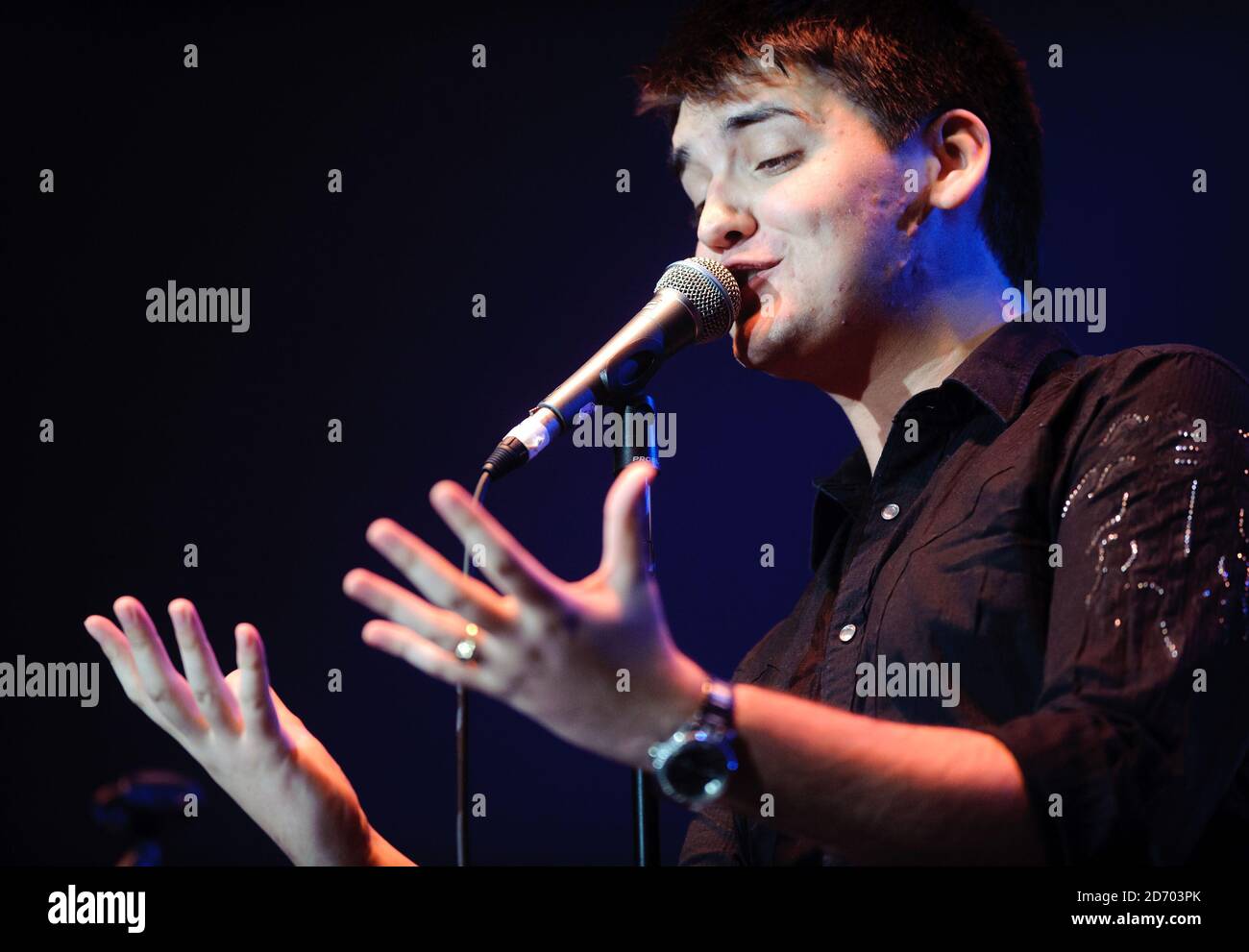 Tim McKay performing at the Wembley and Belfast International Festival ...