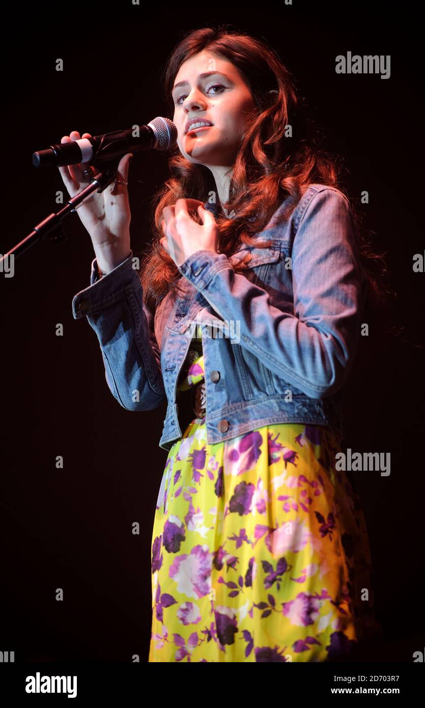 Ali Isabella performing at the Wembley and Belfast International ...