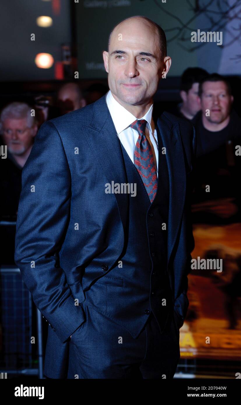 Mark Strong attending the premiere of John Carter, at the BFI South ...
