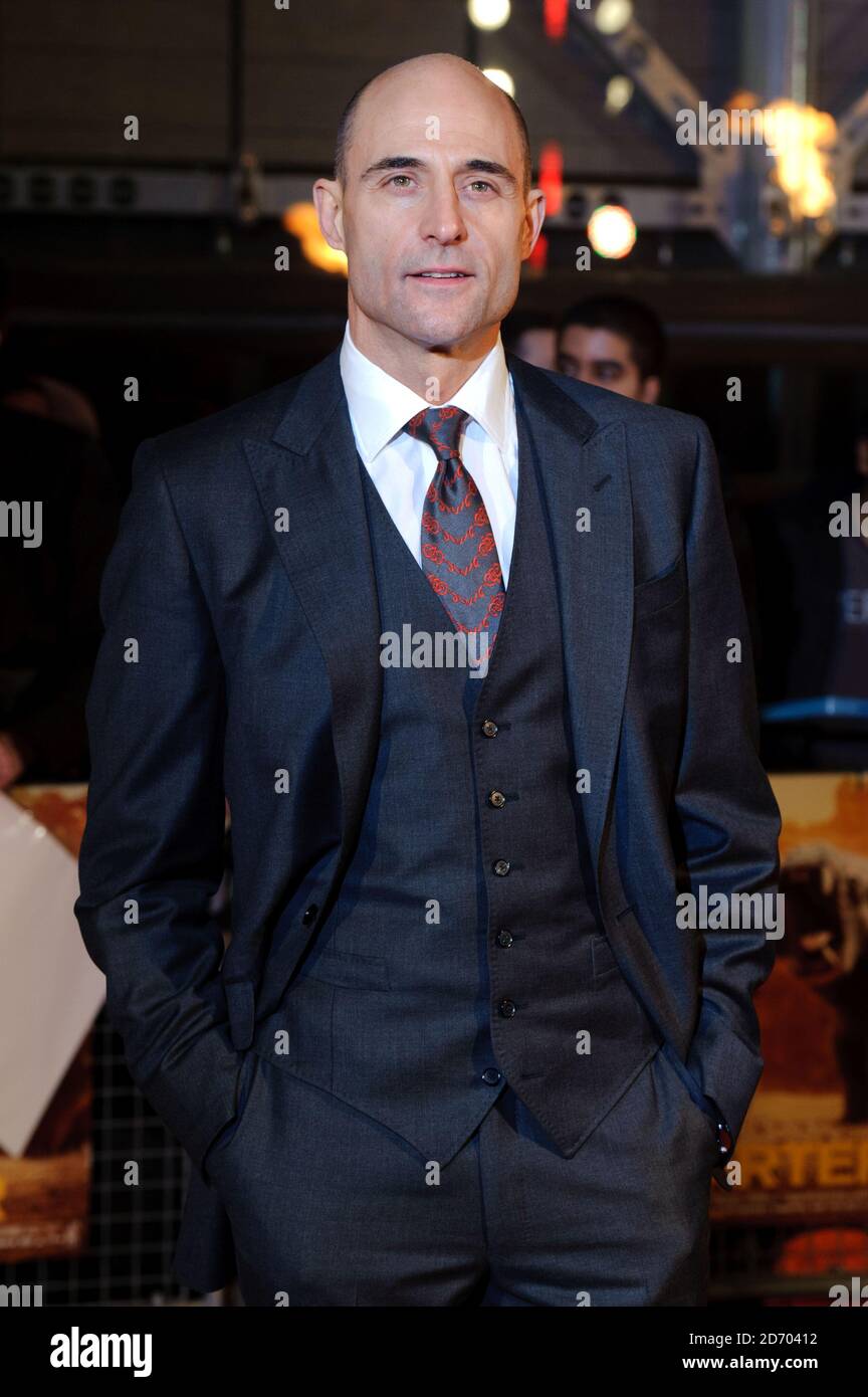 Mark Strong attending the premiere of John Carter, at the BFI South ...