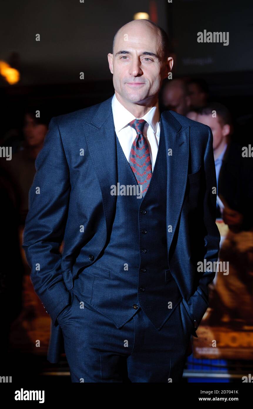 Mark Strong attending the premiere of John Carter, at the BFI South ...