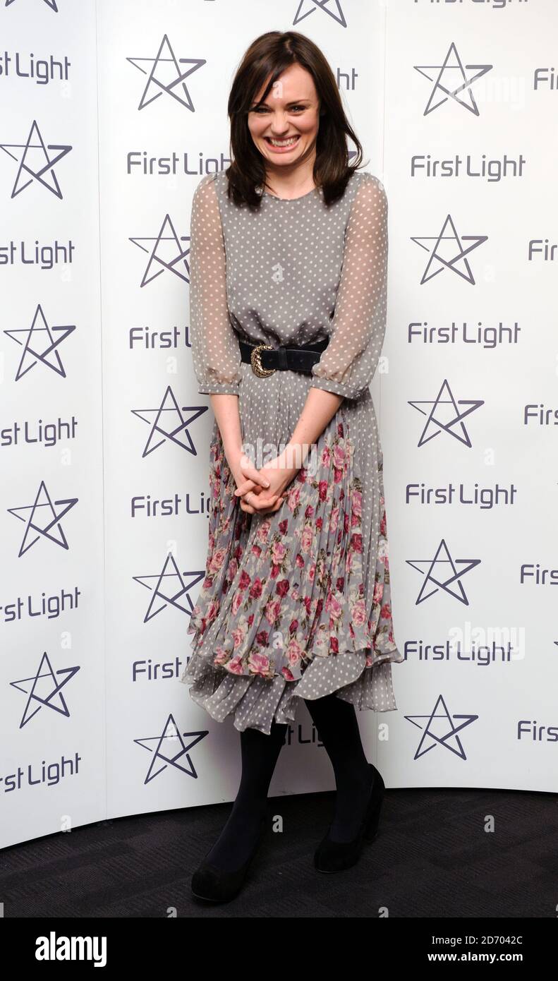 Laura Haddock attending the First Light Awards 2012, honouring young ...