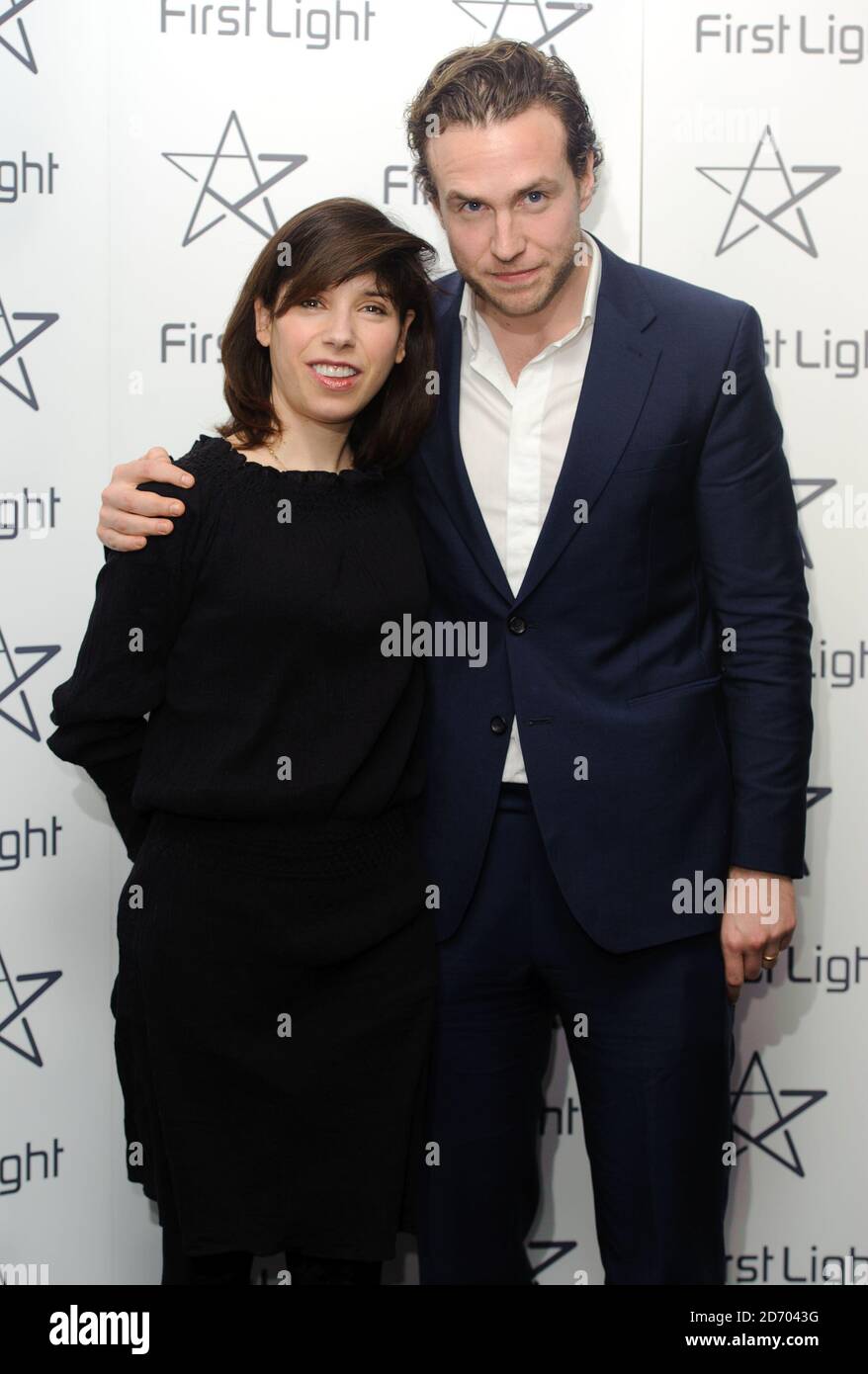 Rafe Spall and Sally Hawkins attending the First Light Awards 2012 ...
