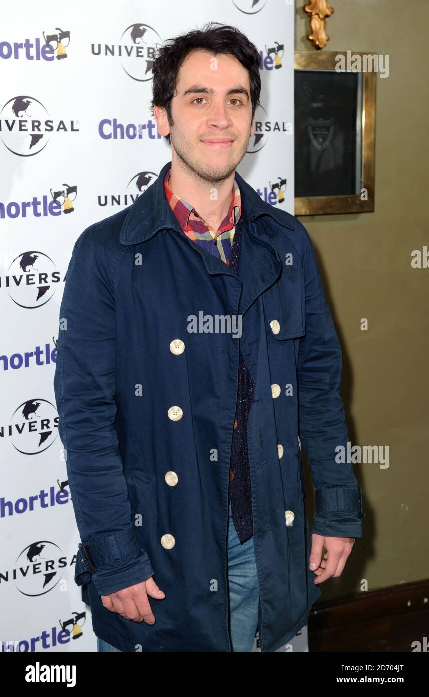 Pete Firman arrives at the Chortle Comedy Awards, at the Cafe de Paris ...