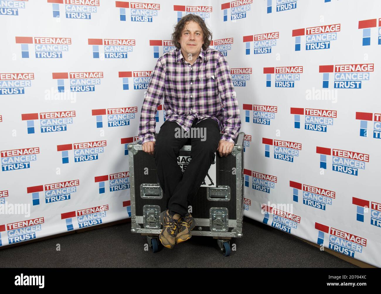 Alan Davis pictured backstage during the Teenage Cancer Trust Comedy ...