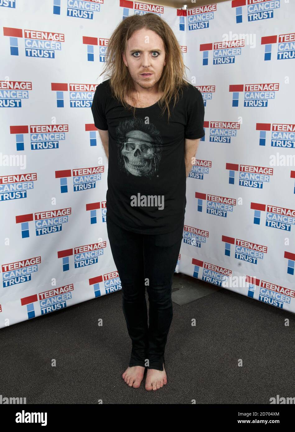 Tim Minchin pictured backstage during the Teenage Cancer Trust Comedy ...