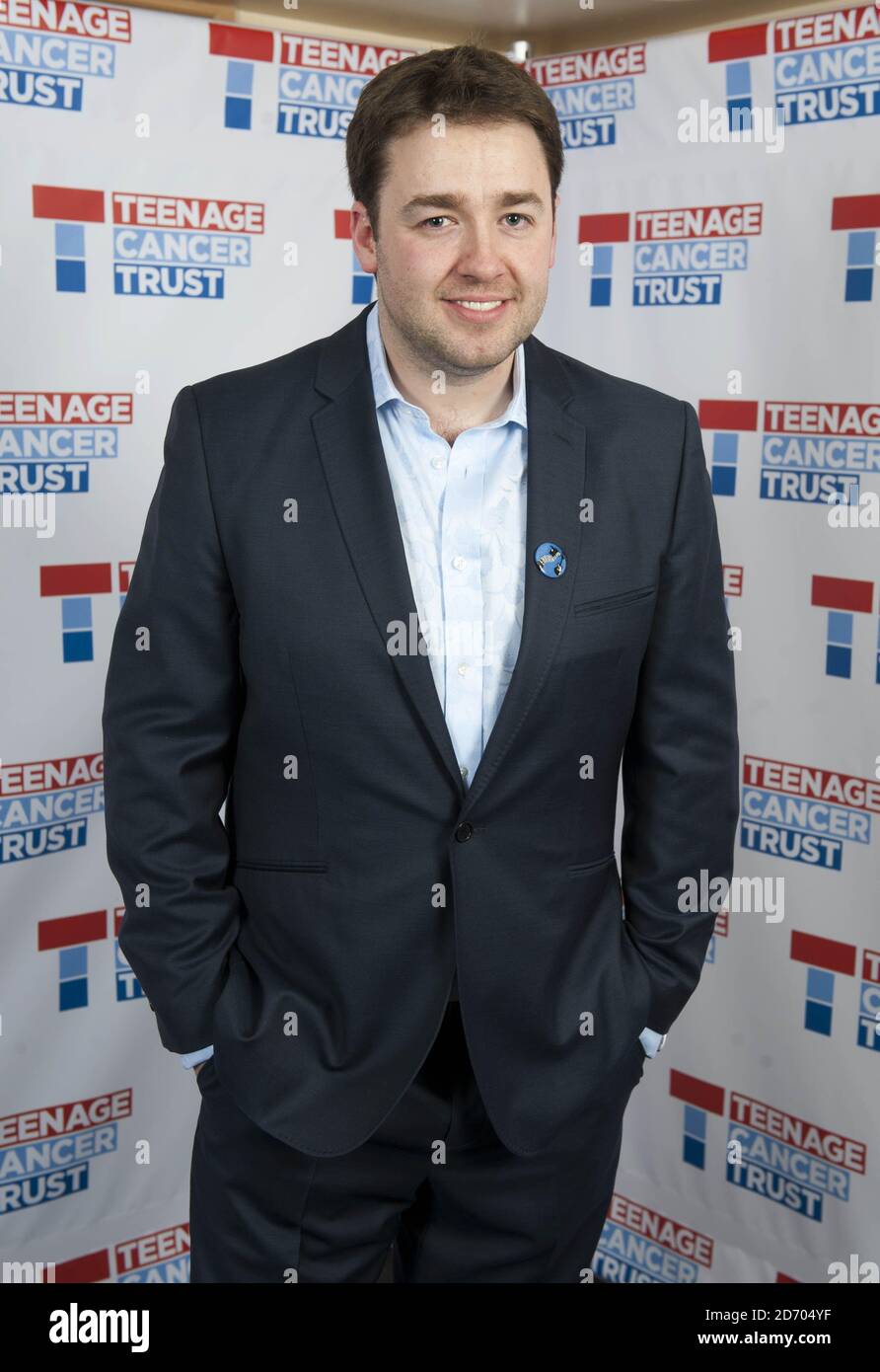 Jason Manford pictured backstage during the Teenage Cancer Trust Comedy ...