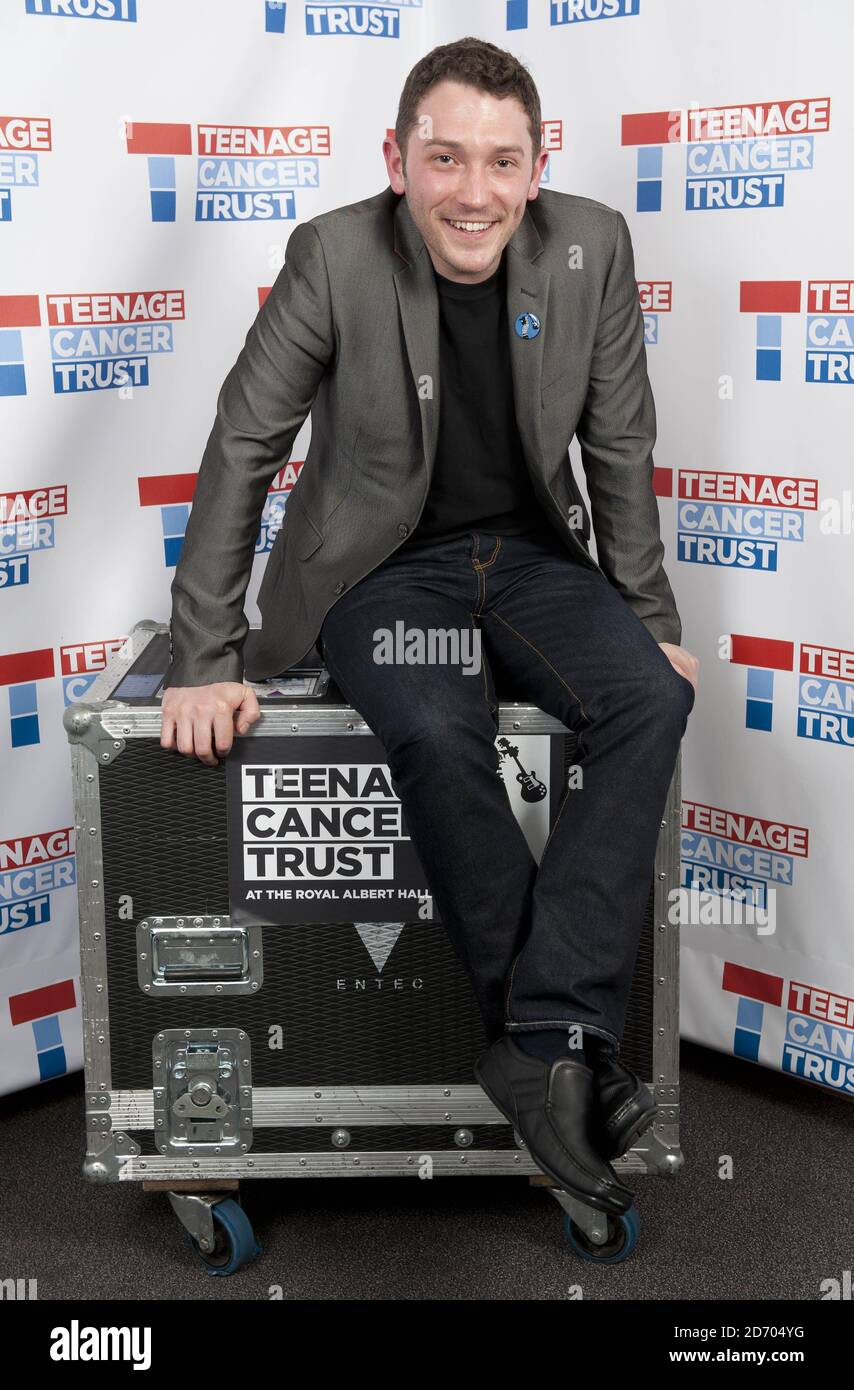 Jon Richardson pictured backstage during the Teenage Cancer Trust ...