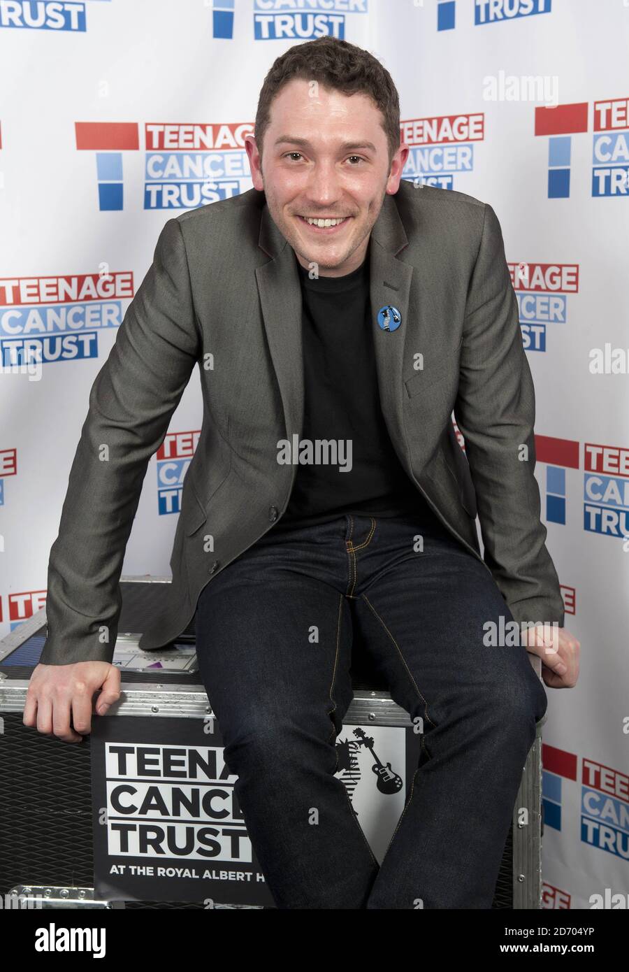 Jon Richardson pictured backstage during the Teenage Cancer Trust ...