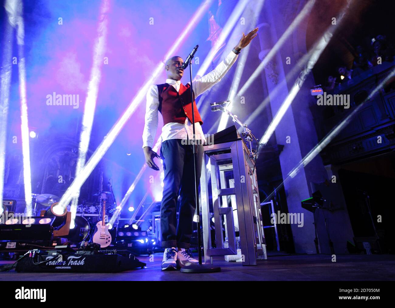 Labrinth on stage as he launches Xperia and his debut album, Electronic ...