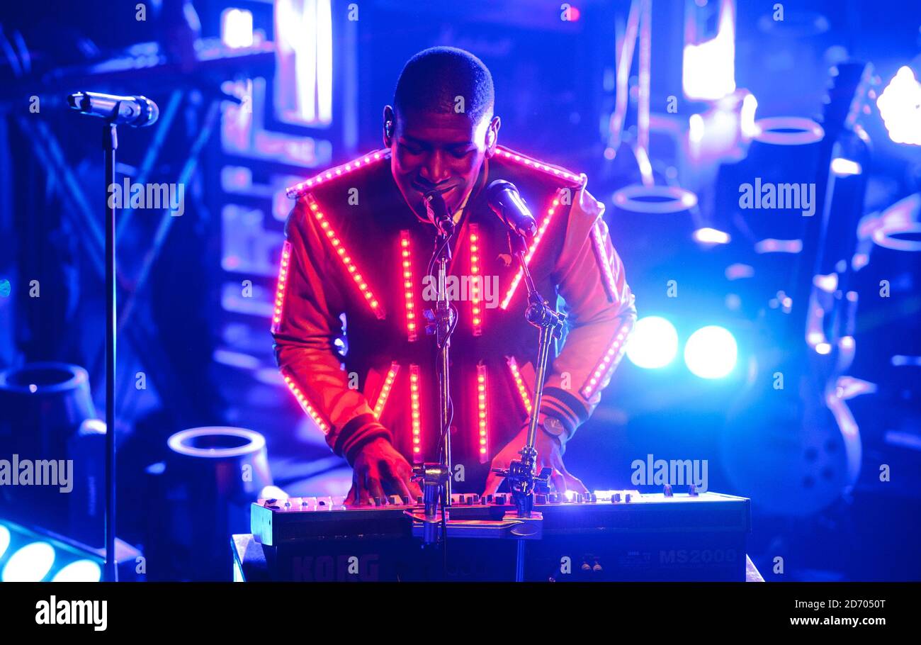 Labrinth on stage as he launches Xperia and his debut album, Electronic ...