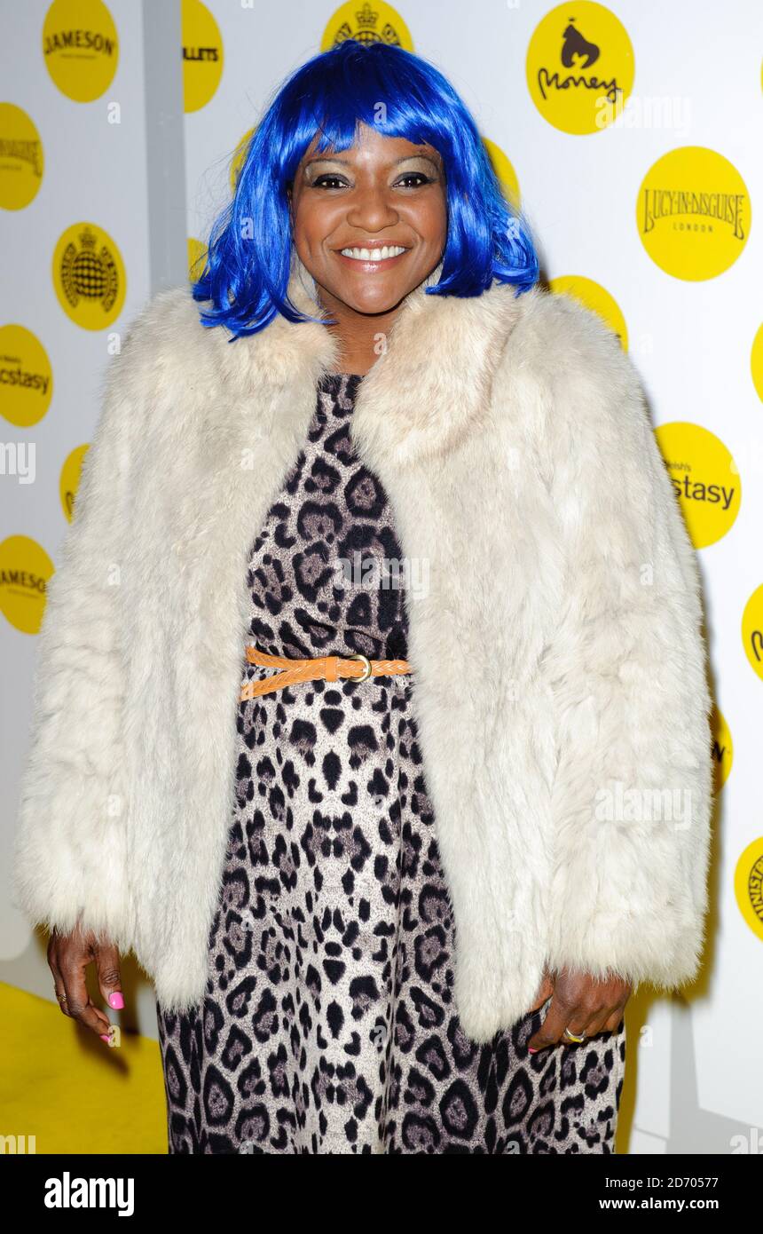 Angie Brown arriving the premiere of Irvine Welsh's Ecstasy, at the ...