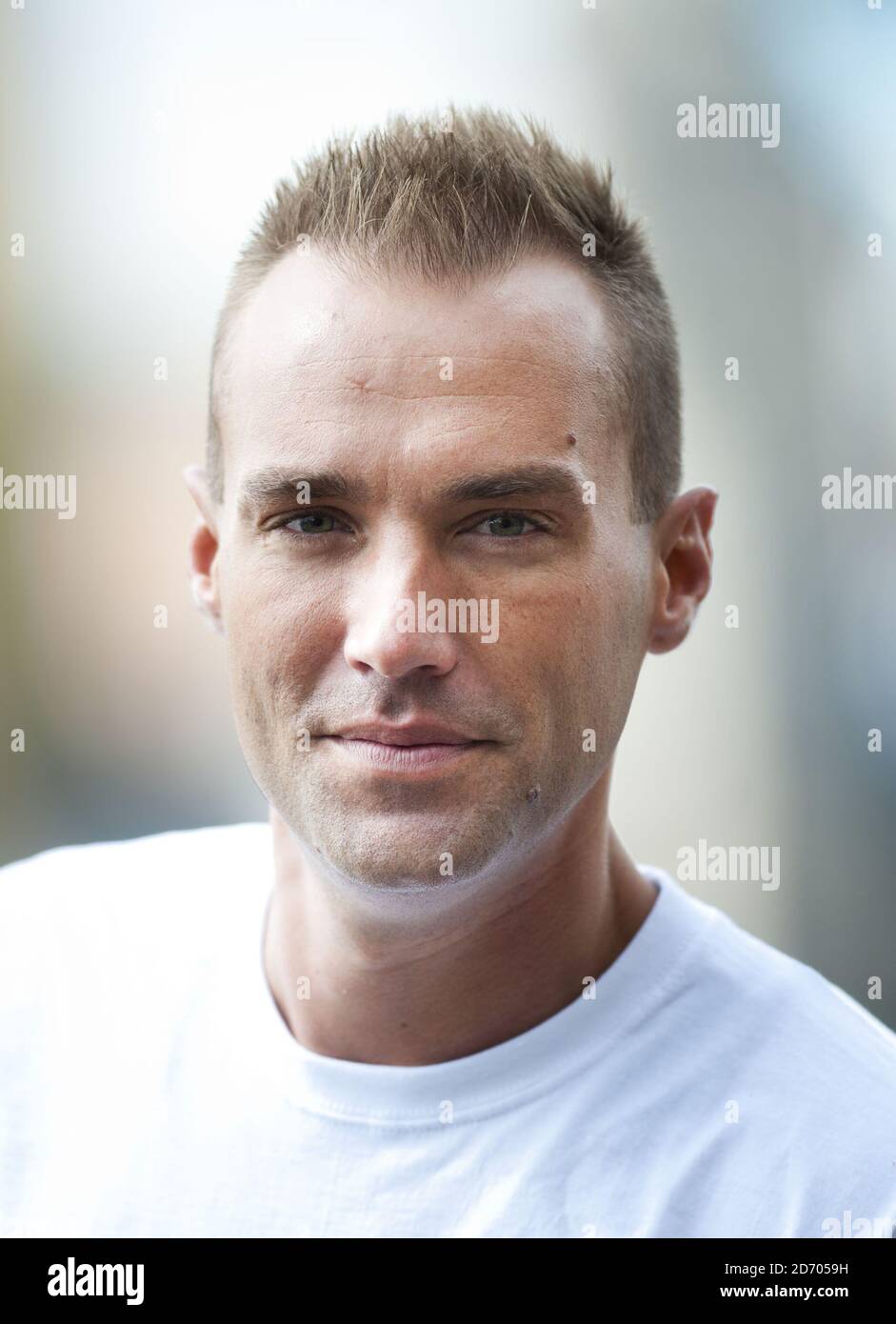 Calum Best attending a photocell before the London Marathon, at the ...