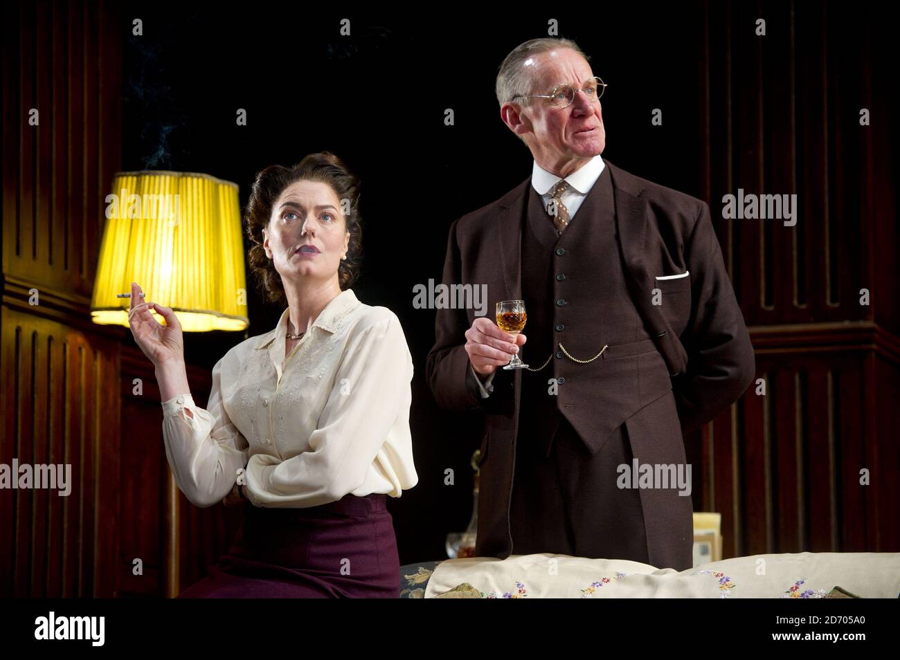 Anna Chancellor and Nicholas Farrell perform scenes from The Browning ...