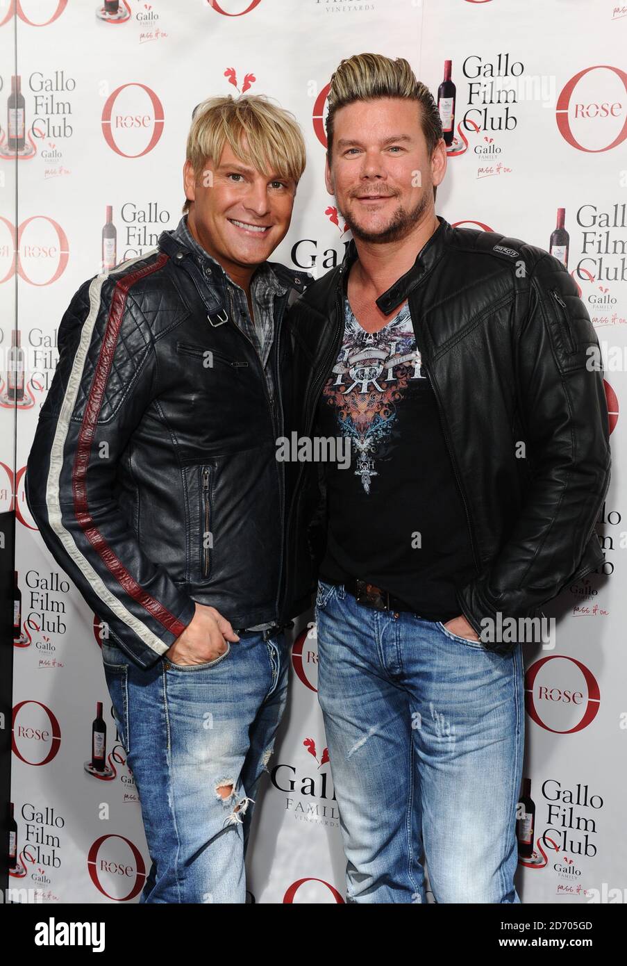 Gary Cockerill (l) and Phil Turner attending the Gallo Film Club Launch ...