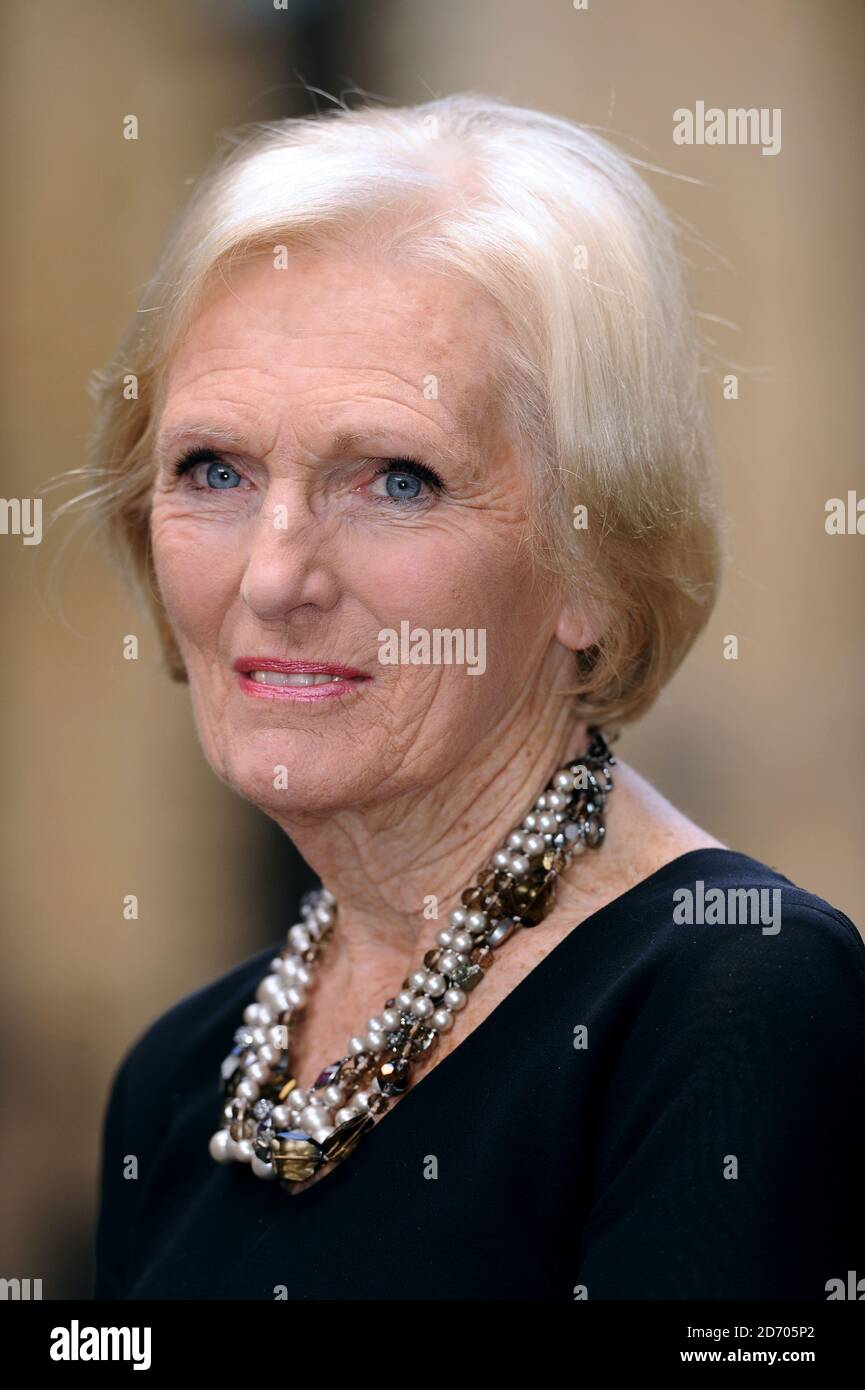 Mary Berry attending the BAFTA Television Craft Awards, at The Brewery ...