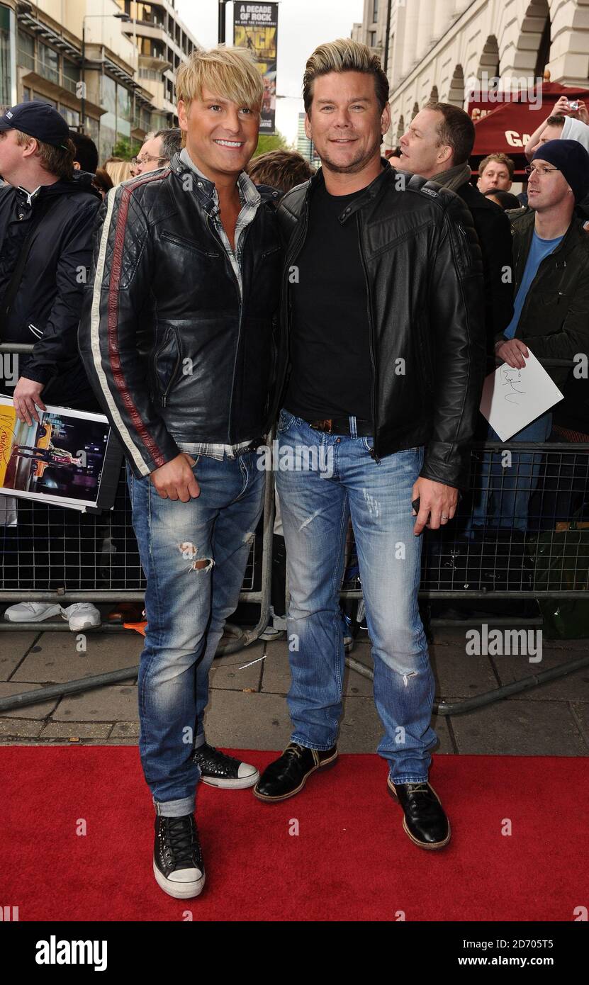 Gary Cockerill (l) and Phil Turner attending the 10th anniversary ...