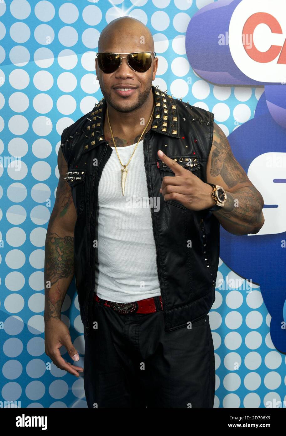 Flo Rida pictured backstage at Capital FM's Summertime Ball at Wembley ...