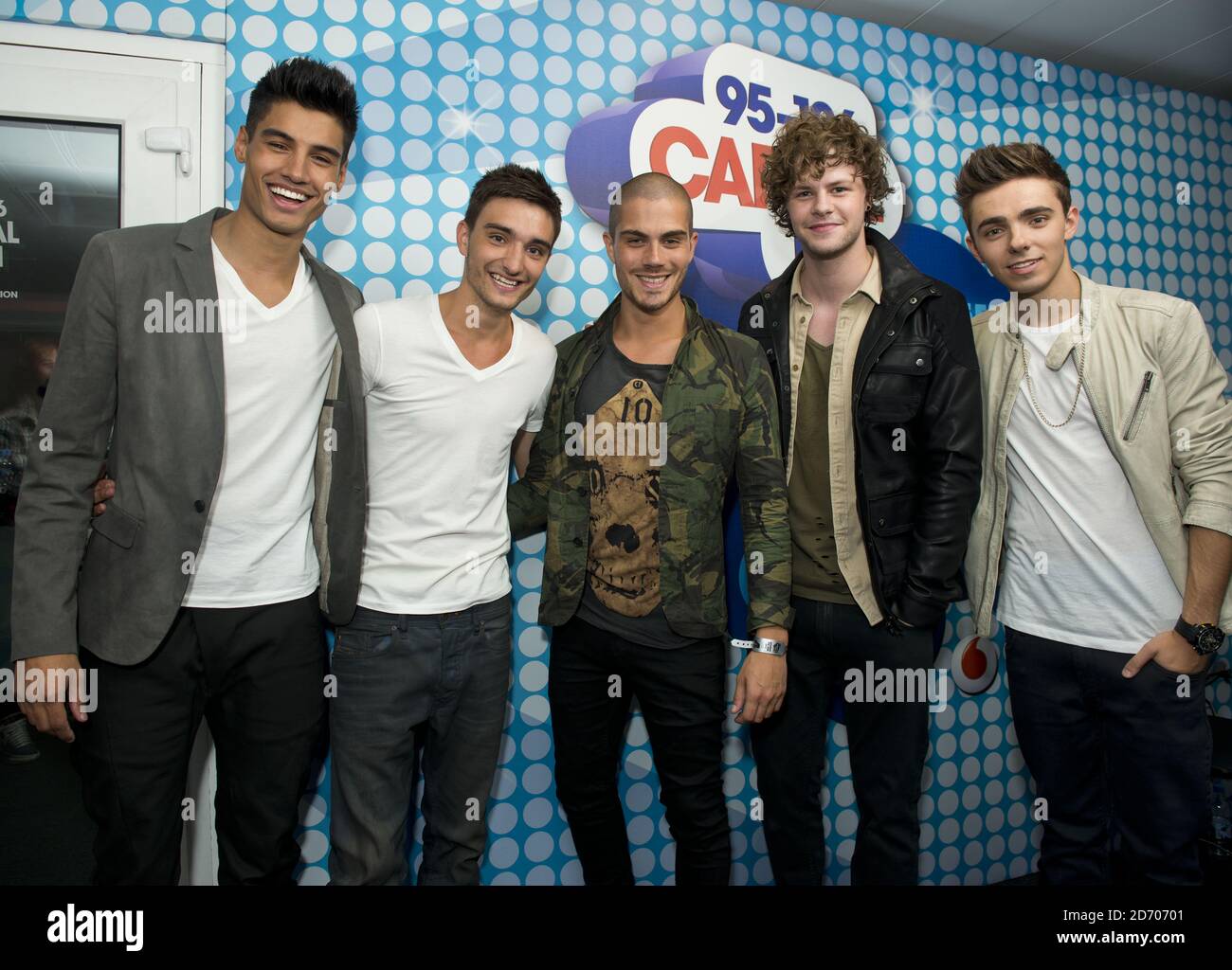 The Wanted backstage at Capital FM's Summertime Ball at Wembley Stadium ...