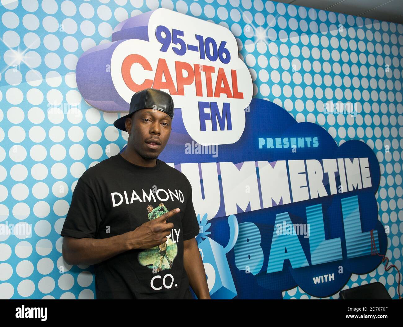 Dizzee Rascal backstage at Capital FM's Summertime Ball at Wembley ...