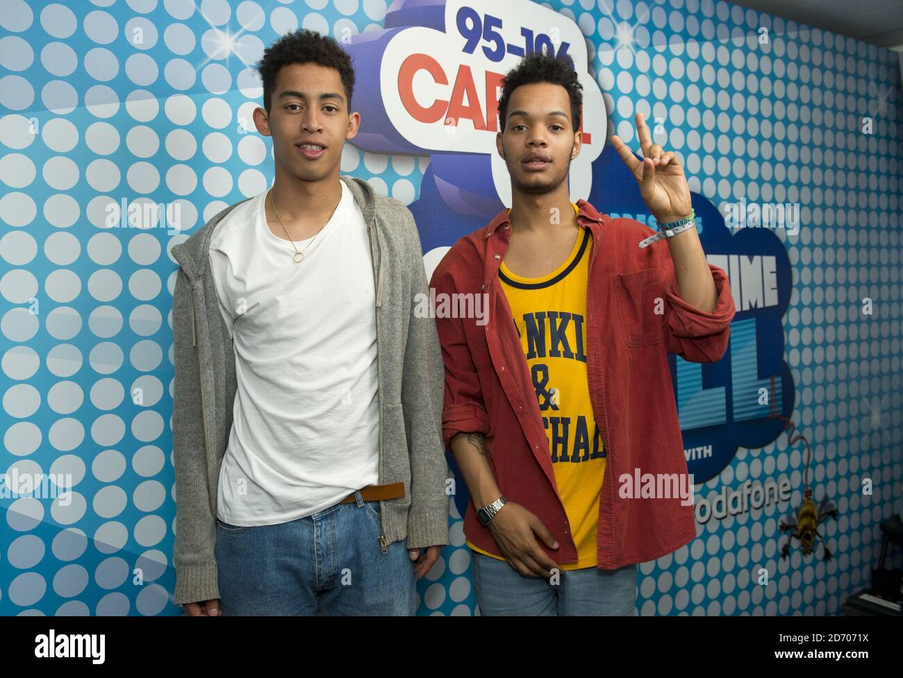 Rizzle Kicks backstage at Capital FM's Summertime Ball at Wembley ...