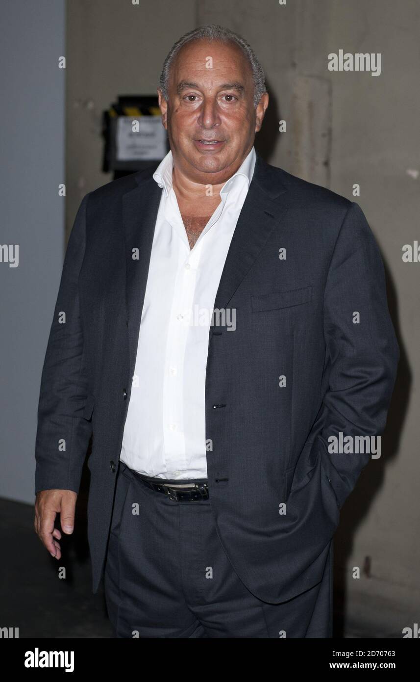 Phillip Green attending the Topman fashion show, held as part of London ...