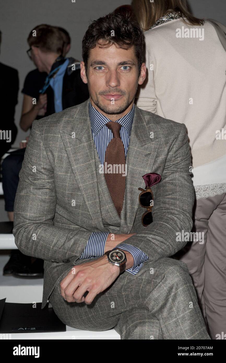 David gandy runway hi-res stock photography and images - Alamy