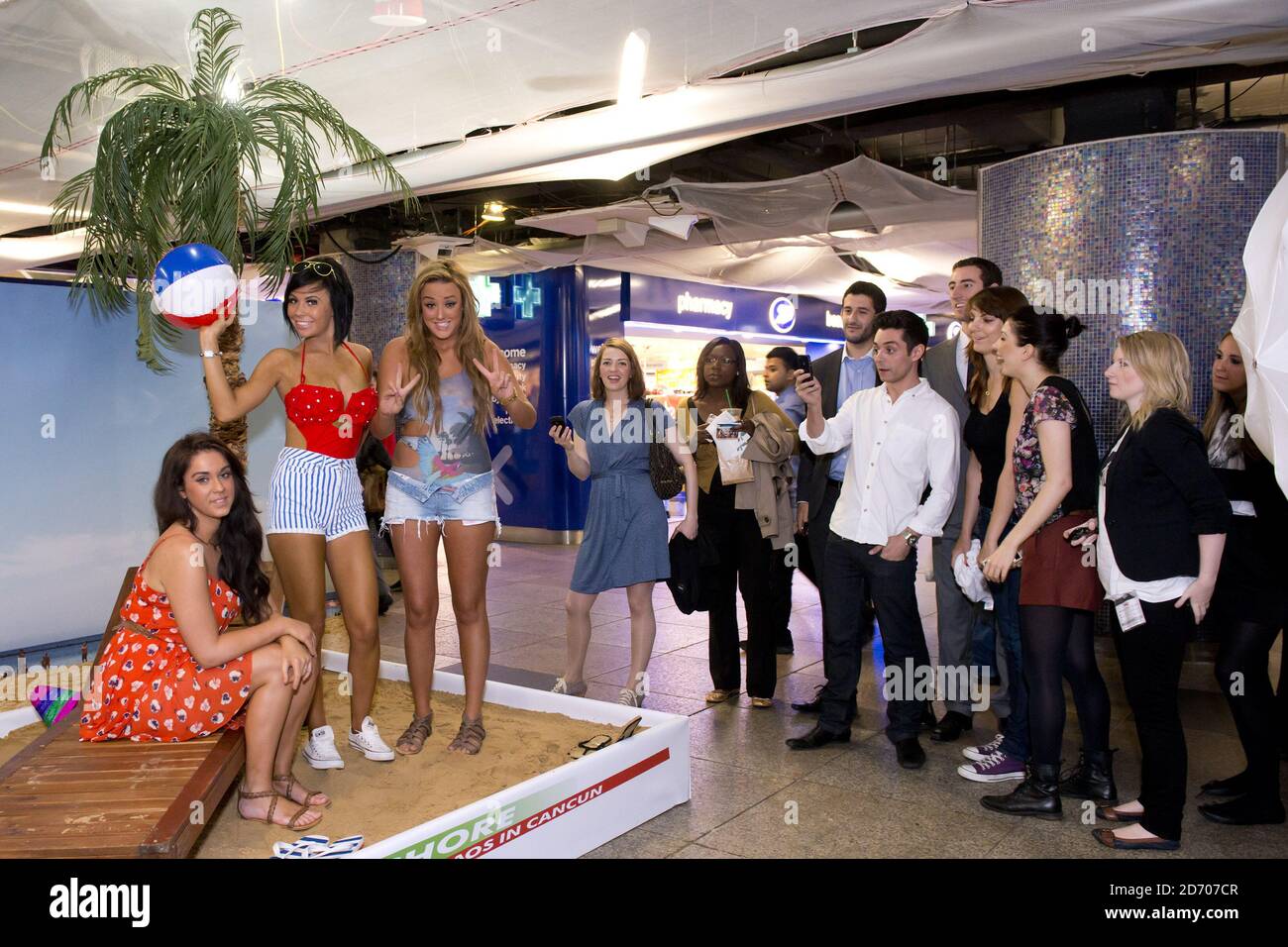 The cast of MTV's Geordie Shore Rebecca Walker, Vicky Pattinson and ...