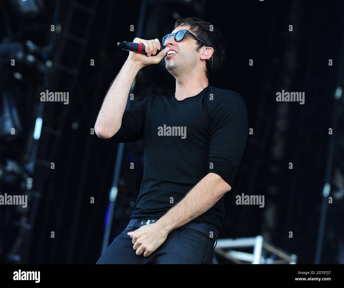 Example performing at the Isle of Wight festival, at Seaclose Park ...