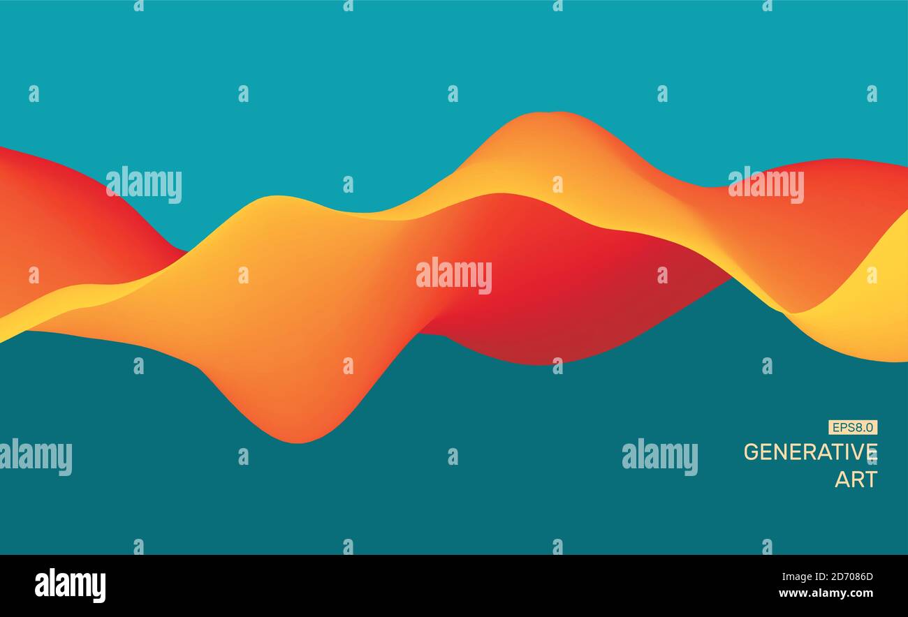 Abstract wavy pattern. Background for design. Vector Illustration Stock ...