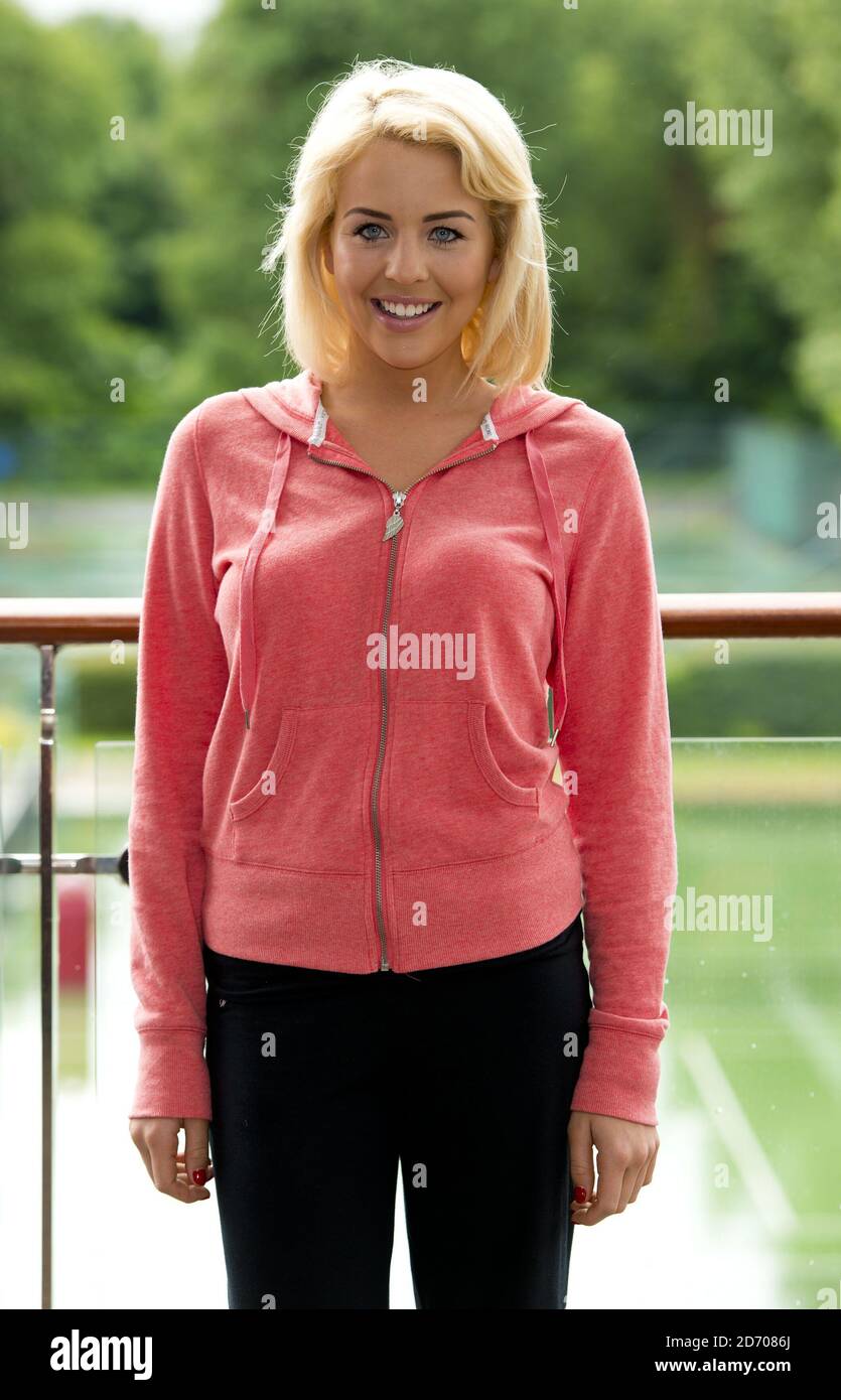 Lydia Bright attending the launch of the Virgin Active London Triathlon ...