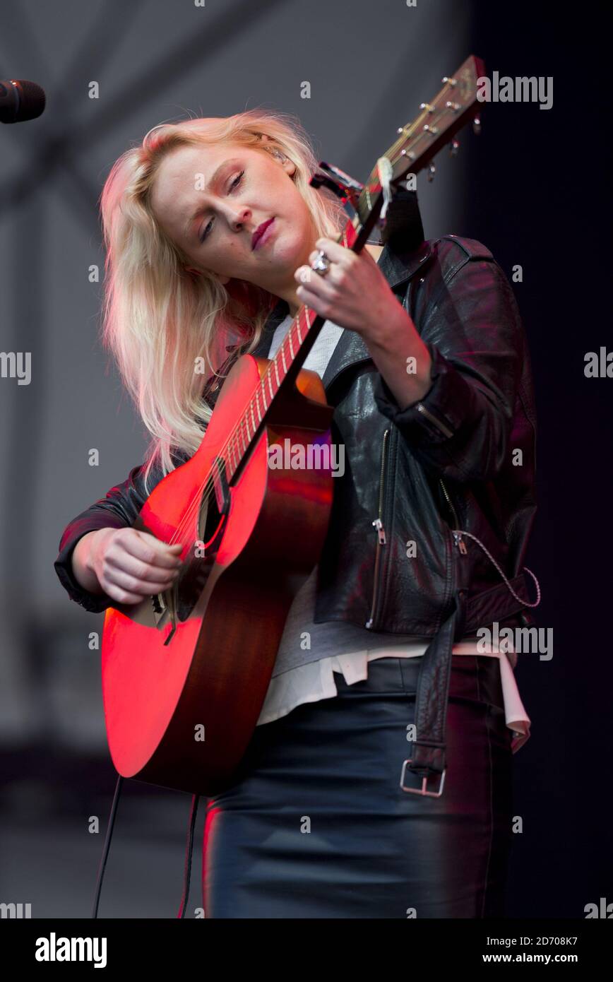 Laura Marling performing at the Latitude festival in Southwold, Suffolk ...