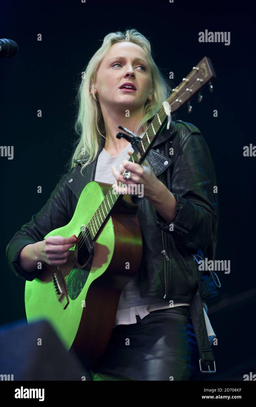 Laura Marling performing at the Latitude festival in Southwold, Suffolk ...