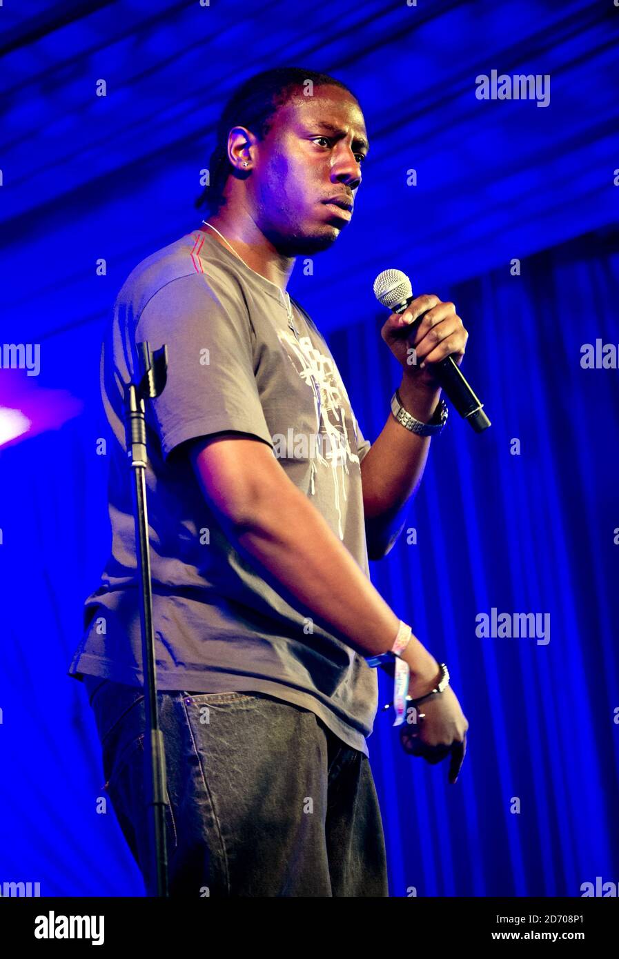 Nathan Caton performing at the Latitude festival in Southwold, Suffolk ...