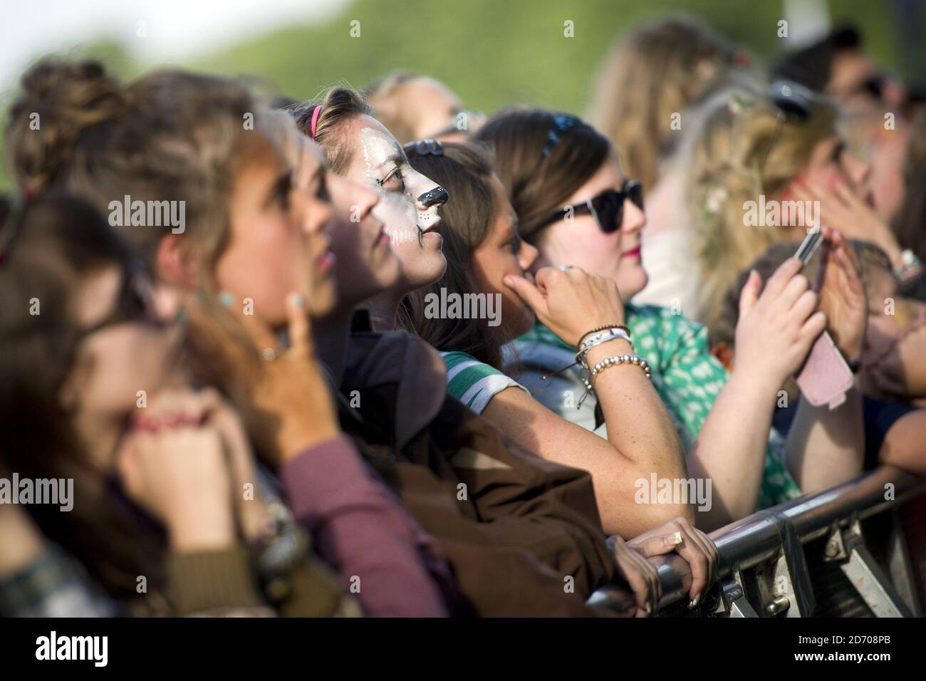 The crowd at the Latitude festival in Southwold, Suffolk Stock Photo ...