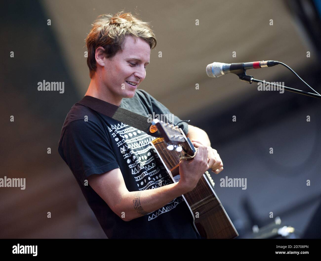 Ben Howard performing at the Latitude festival in Southwold, Suffolk ...