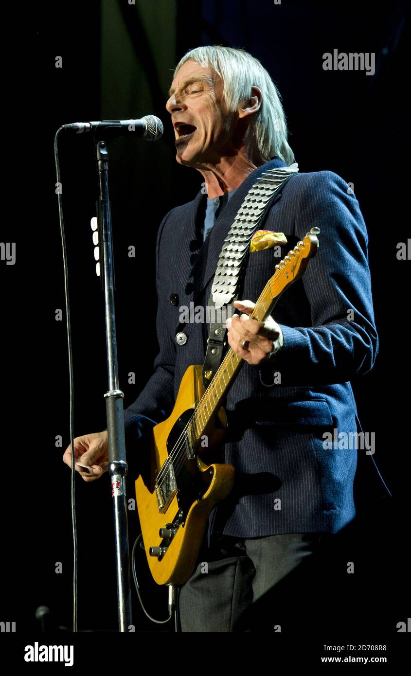 Paul Weller performing at the Latitude festival in Southwold, Suffolk ...