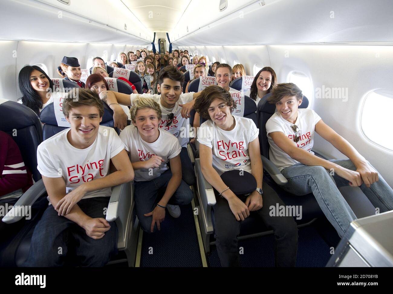 One Direction (l-r Liam Payne, Niall Horan, Zayn Malik, Harry Styles ...