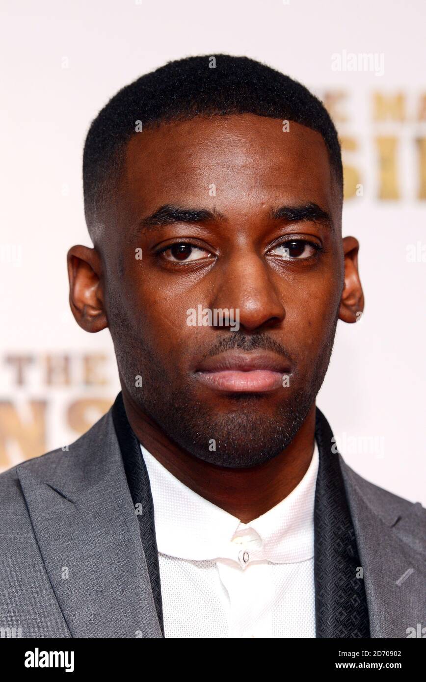Ashley Thomas attending the premiere of The Man Inside, at the Vue cinema in Leicester Square ...